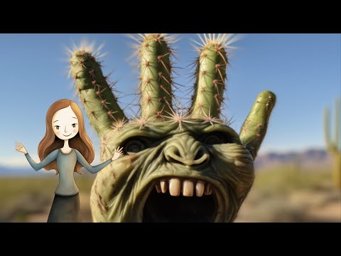 🌵 Don't High-Five a Cactus: A Fun Kids' Song about Drawing Cacti!
