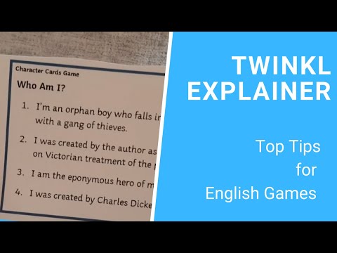 Top Tips for English Games