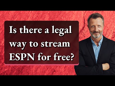 Is there a legal way to stream ESPN for free?