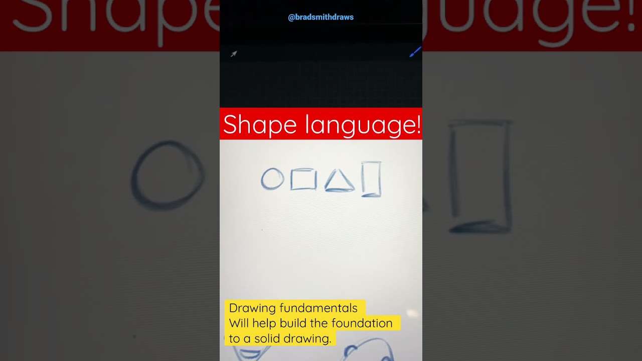 Quick Drawing Tip! Shape Language - Character design basics - How to draw!!