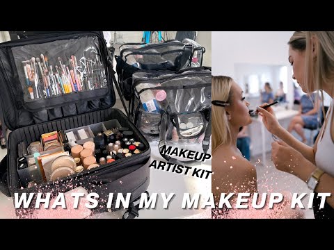 PRO MAKEUP ARTIST KIT TOUR // bridal makeup artist