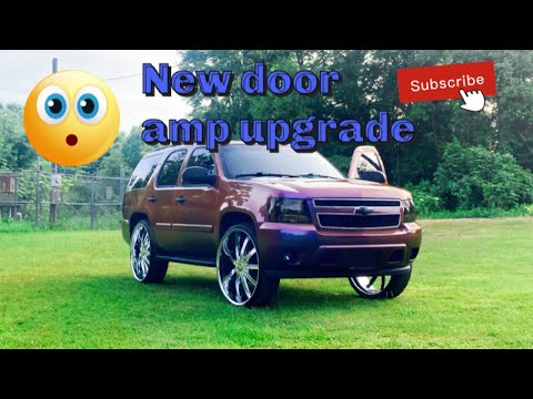 New door amp for the Tahoe skar rp 150.4 taramp md 12k and 64 ah of headway on 30s