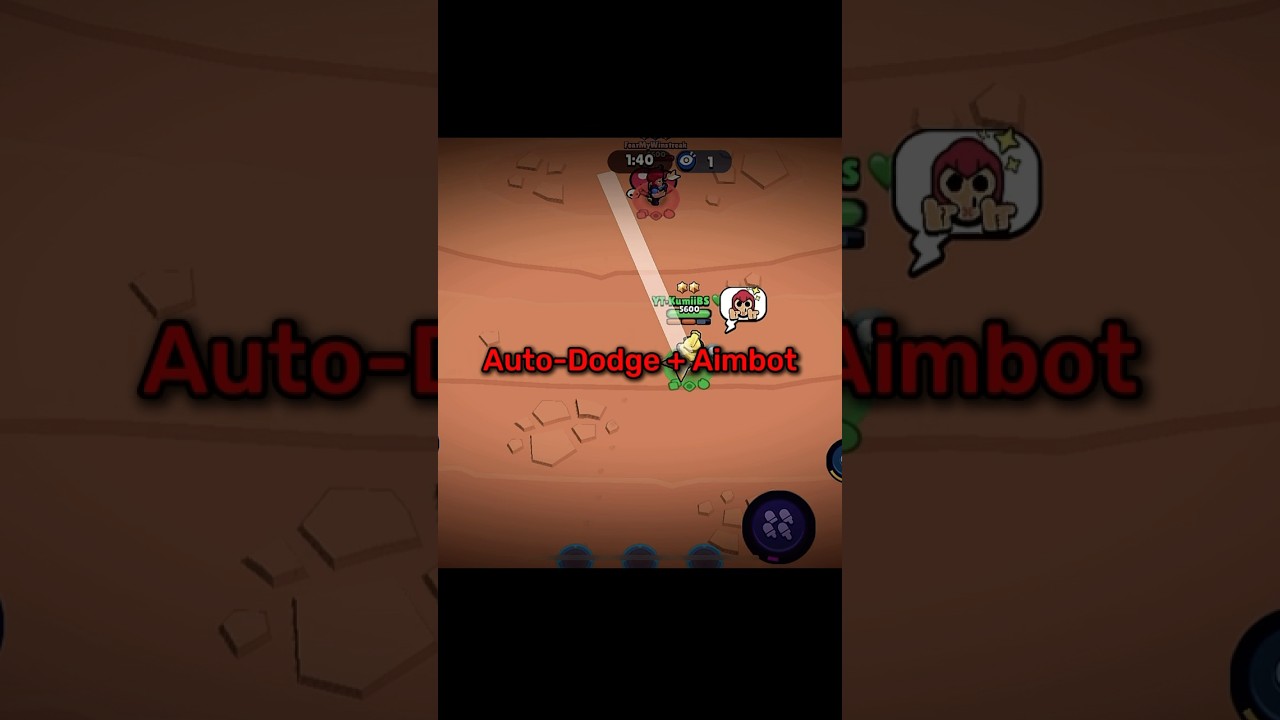 1v1 Against Hacker ☠️ #brawlstaredit #brawlstars