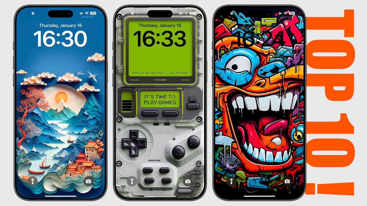 Top 10 BEST iPhone Wallpaper Apps (2025)