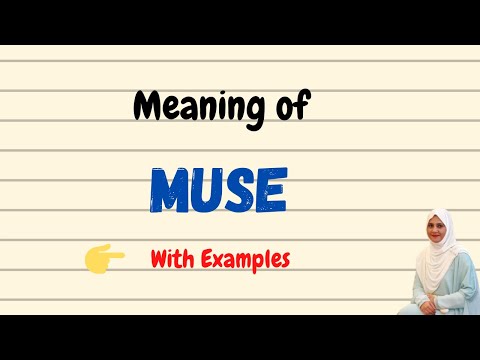 Daily vocabulary | Muse Meaning | Vocabgram