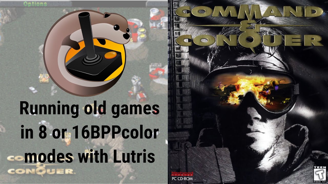 Run old games in 8 or 16BPP color modes with Lutris
