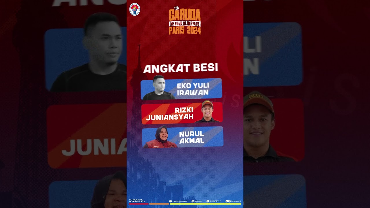 Sobatpora, ini dia para atlet kebanggaan Indonesia yang siap berjuang di Olimpiade Paris