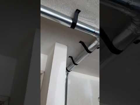 Dryer vent installation .