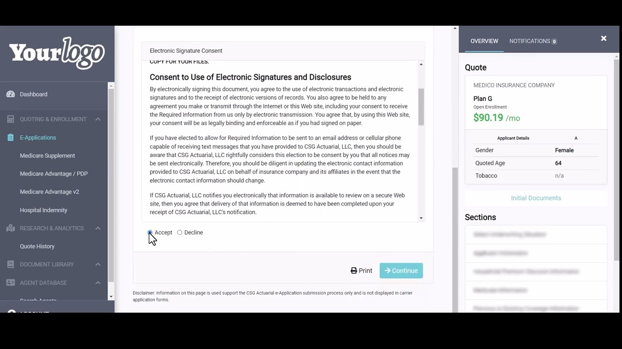 Medico Med Supp E-App Tutorial