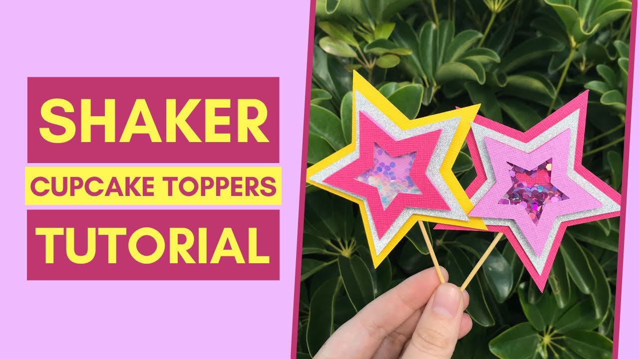 Shaker Cupcake Topper Tutorial With The Silhouette Cameo 4