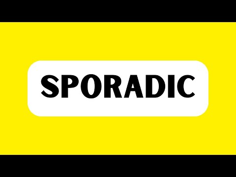 How to Pronounce Sporadic (Correctly)
