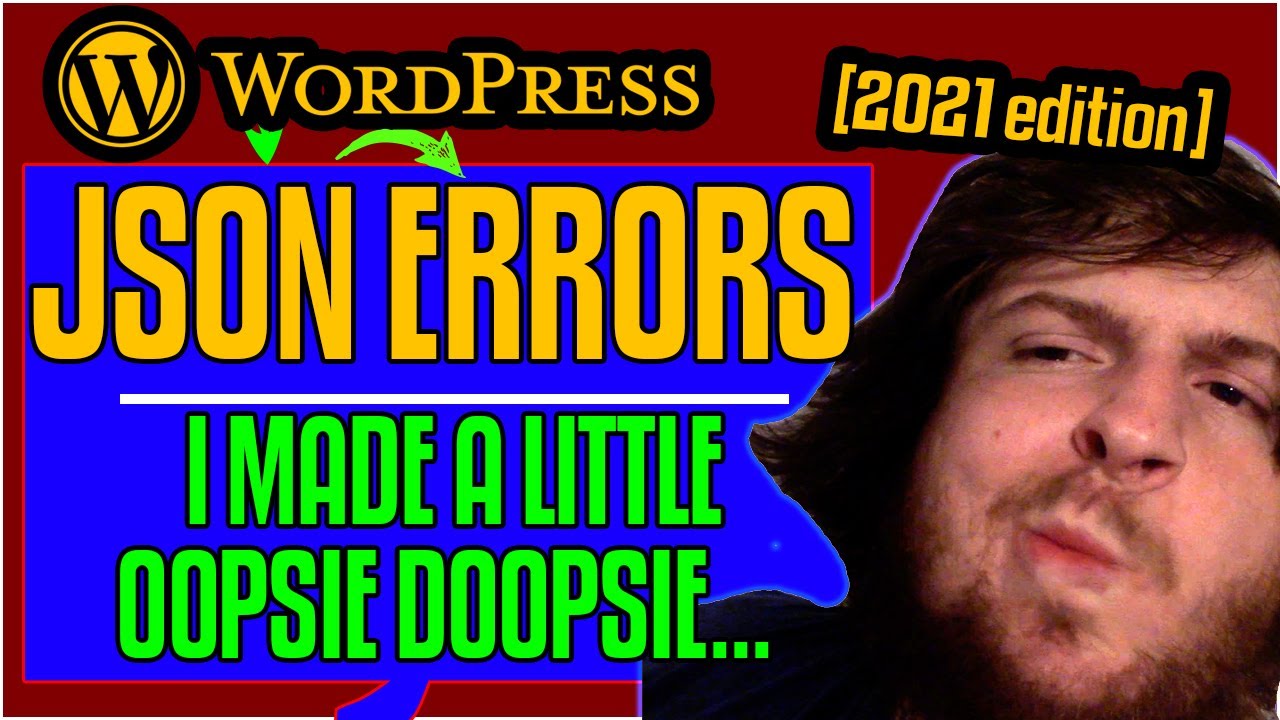 WordPress Plugin ShortCode JSON Errors - How To Fix Them