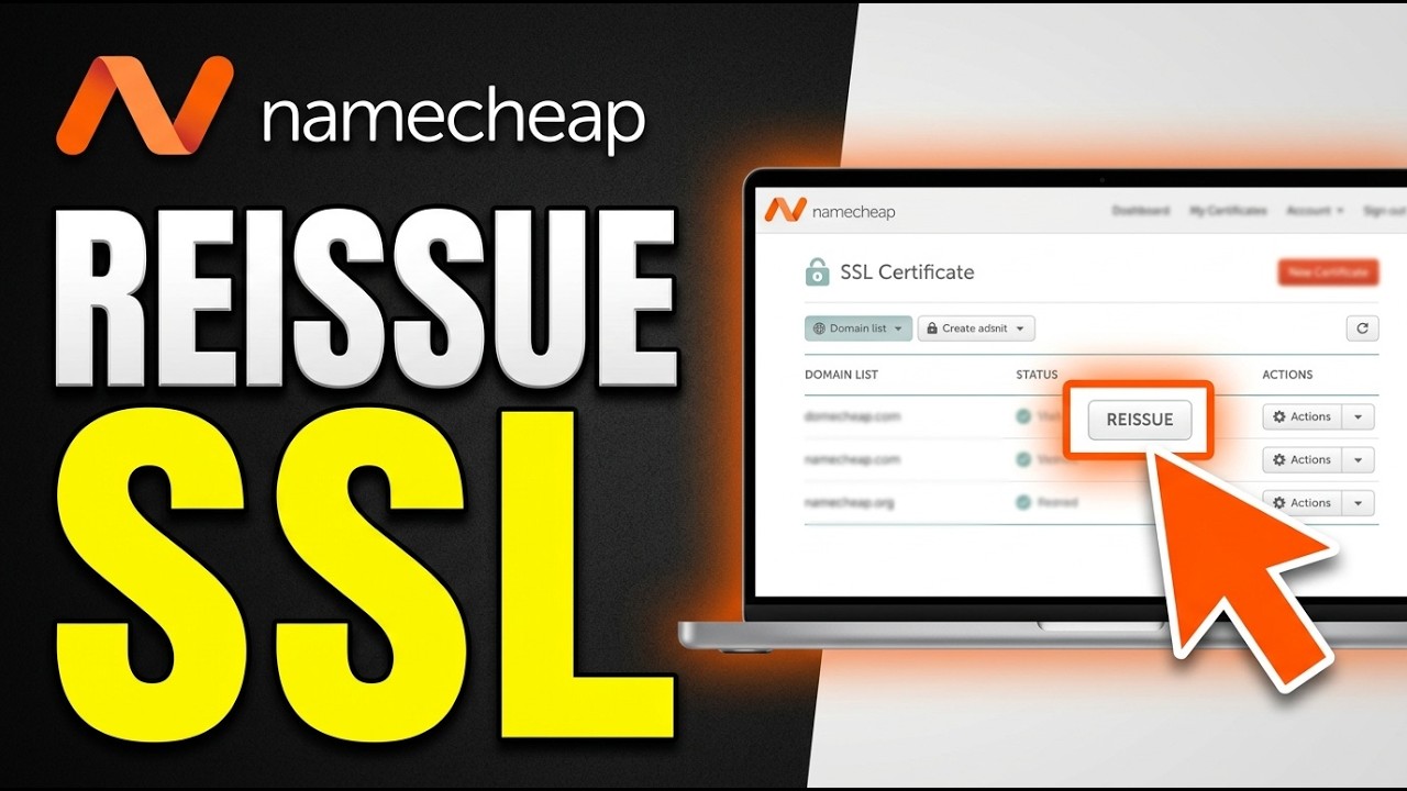 How to Reissue SSL on Namecheap 2026 (Quick & Easy)