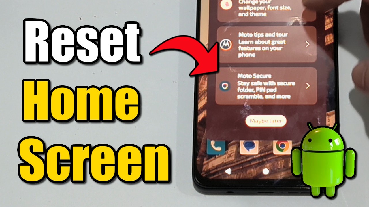 How To Reset Home screen Layout on Android