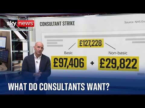 NHS strikes: What are NHS consultant's pay demands?