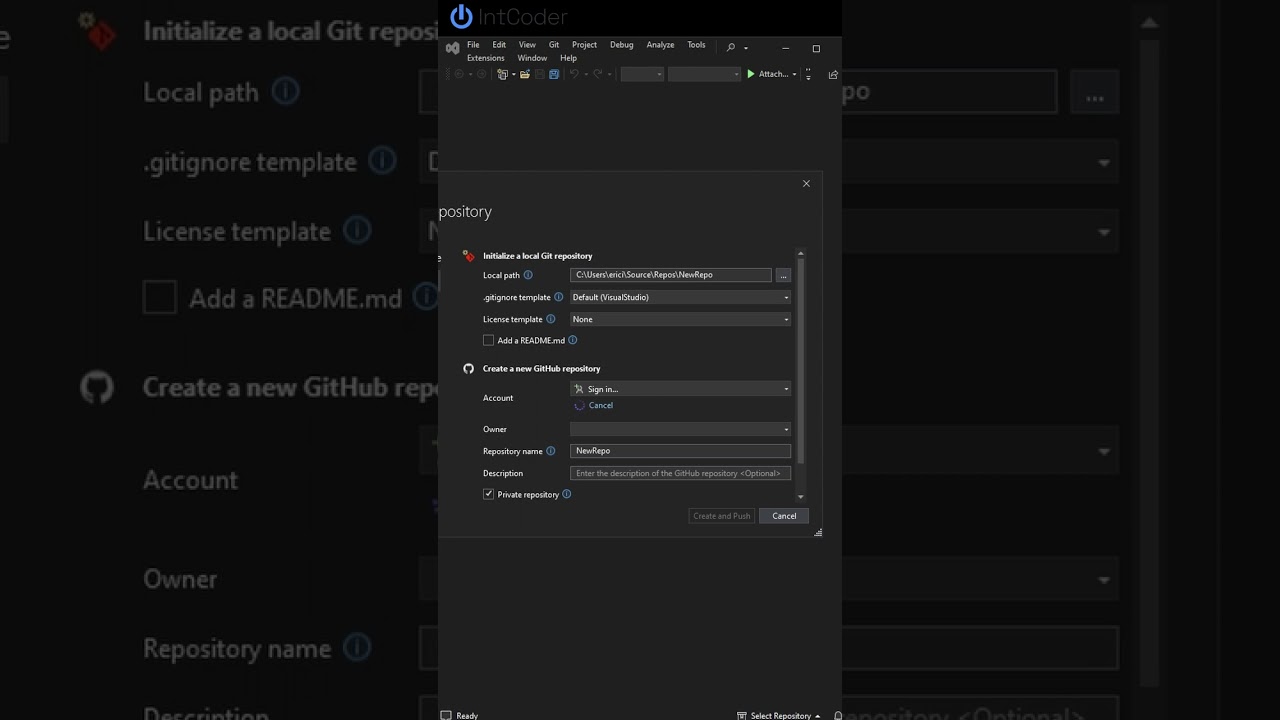 Visual Studio 2022 - GitHub Setup  #coding #webapi #visualstudio #apitesting