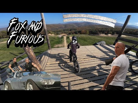 Freeride bikepark Kálnica - FOX a rozcvička 6 ročného Maroška