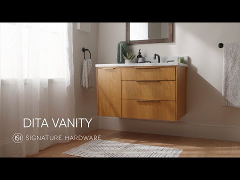 Maximize Style & Square Footage In Your Bathroom - The Dita Vanity