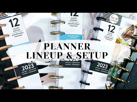 2023 PLANNER LINEUP & SETUP 📒 | THE HAPPY PLANNER | FRANKENPLANNING
