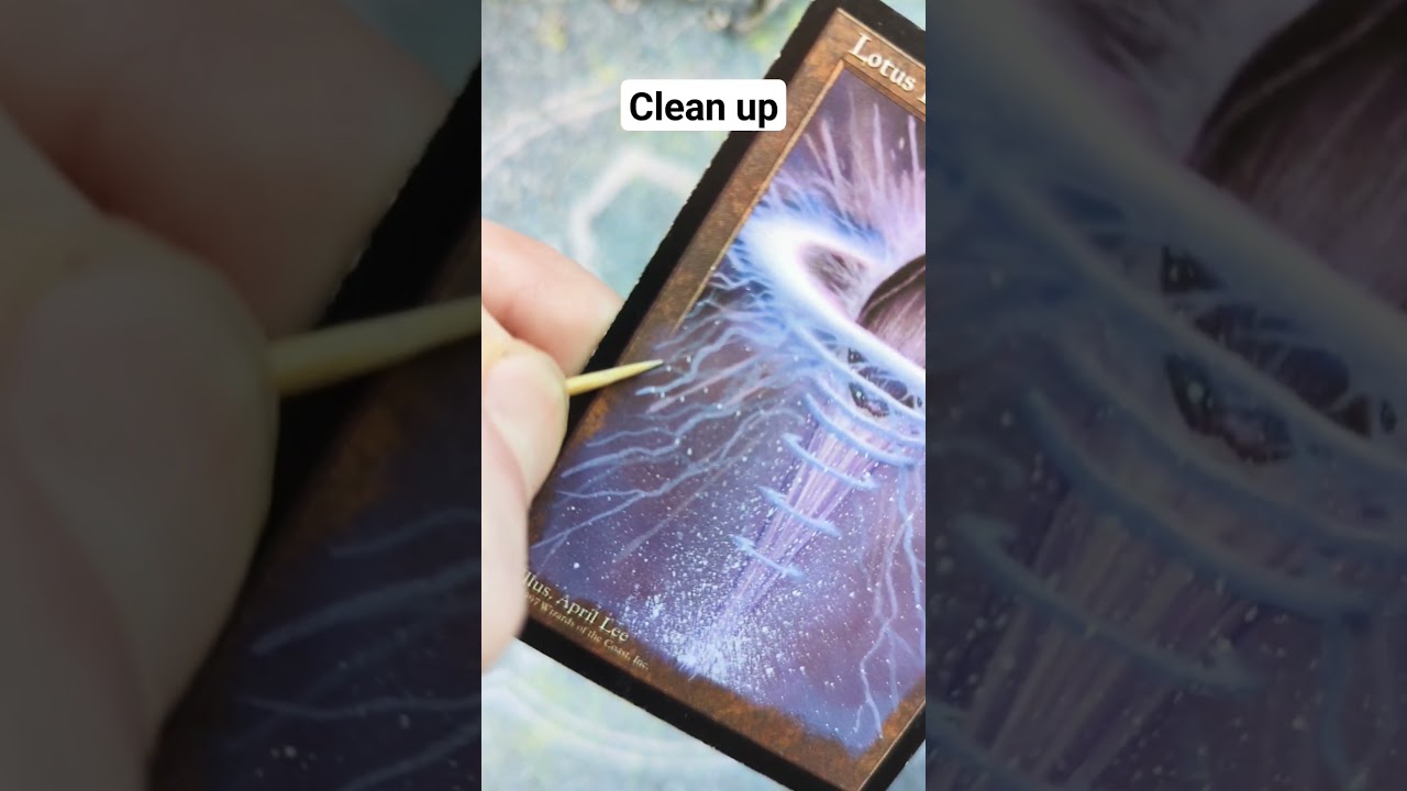 Altered Art Lotus Petal Tutorial - #MTG #edh #cedh #magicthegathering