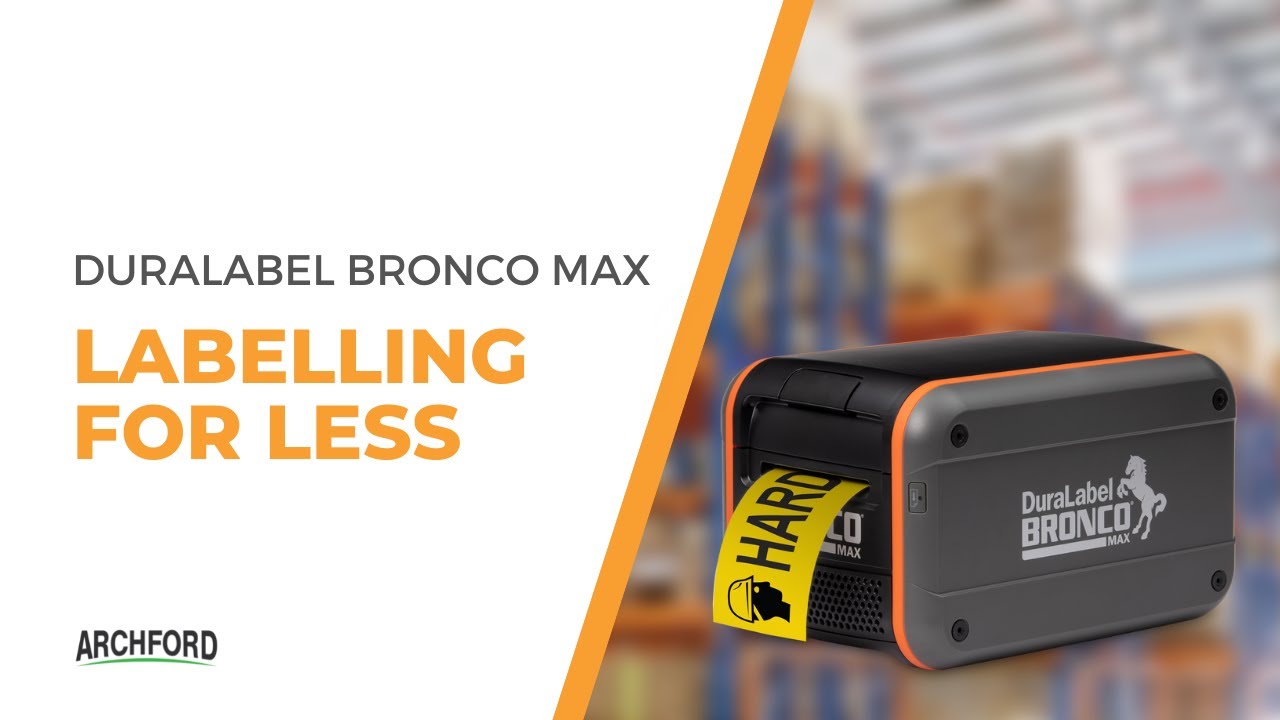 DuraLabel Bronco Max Printer | Labelling for Less