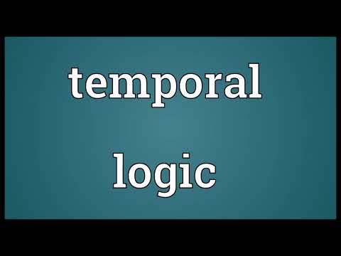 Temporal logic Meaning