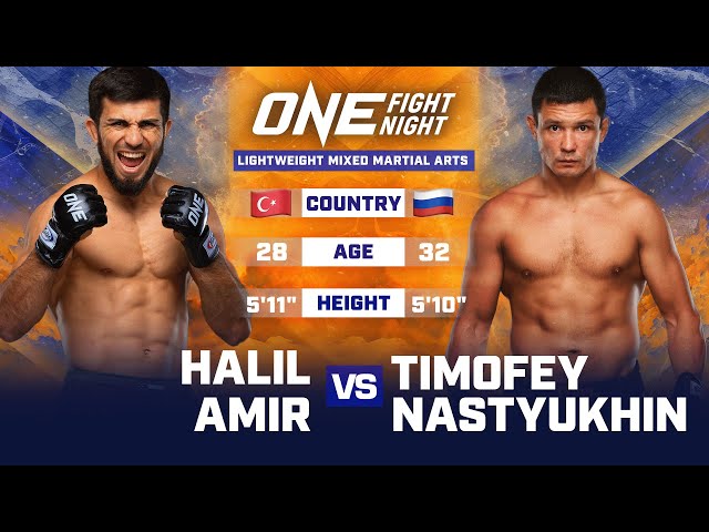 Halil Amir vs. Akbar Abdullaev: FREE FULL FIGHT: Halil Amir unleashes ...