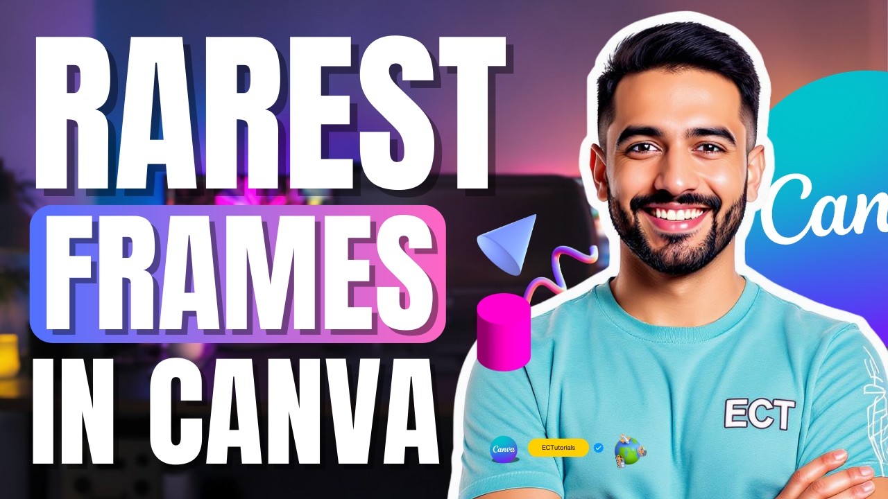 Canva Tutorial for Beginners | Different Kinds of Frames | Abstract Frames