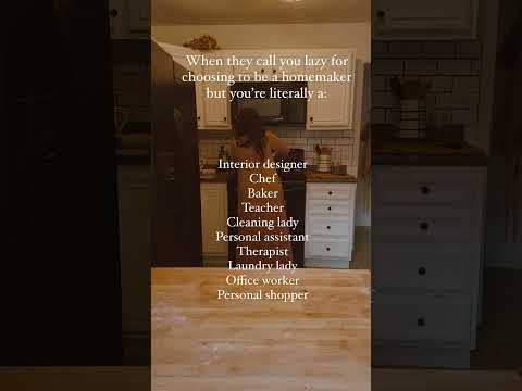The many roles of a housewife #homemaker #traditionalwoman