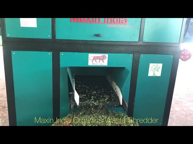 Organic shredder Machine - Dual Shaft Brown Coconut Shells Shredder ...
