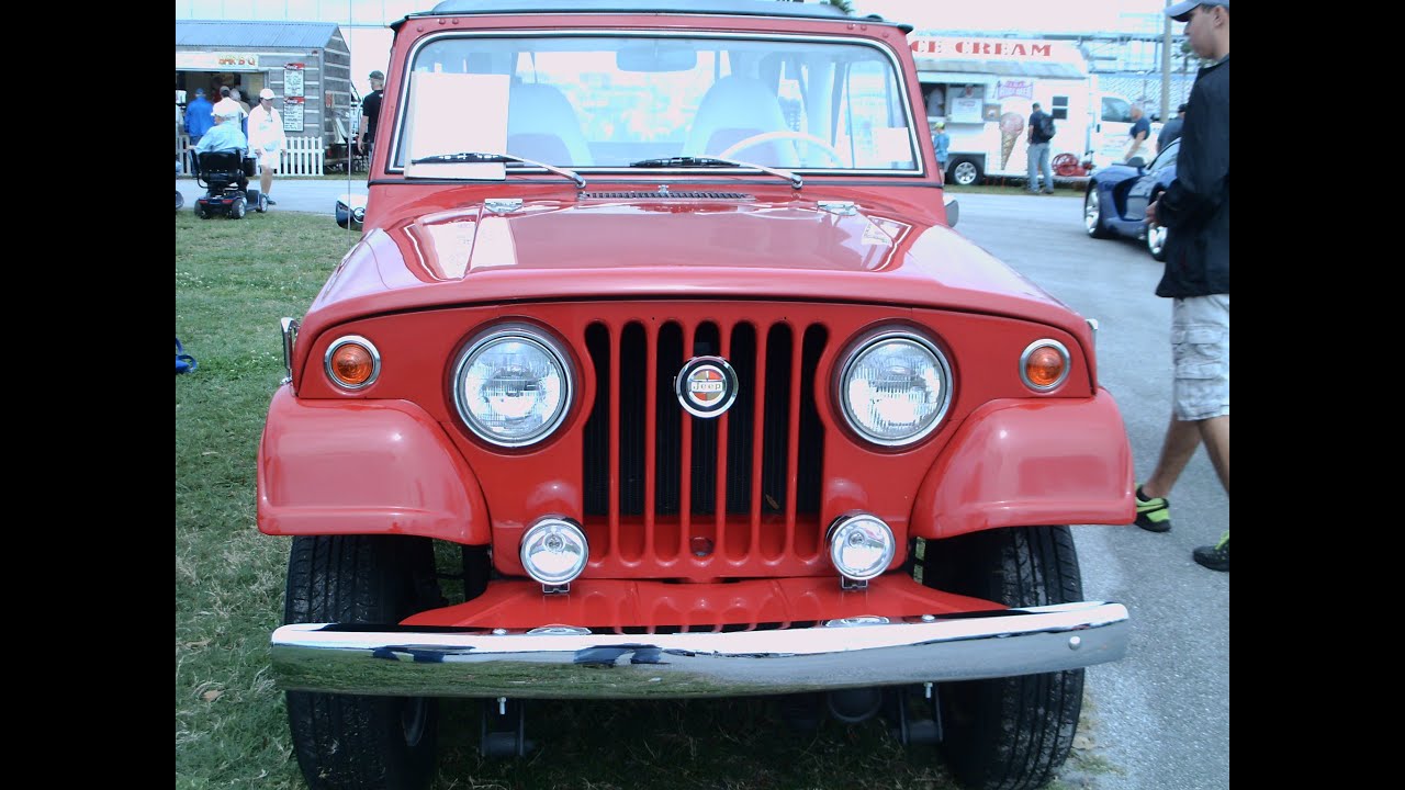 1967 Kaiser Jeepster 4WD  Red DaytonaSpeedway032814