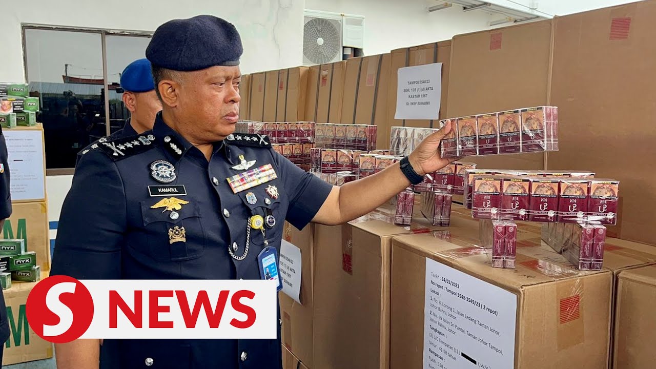 Cops arrest three for smuggling cigarettes worth more than RM1.5mil