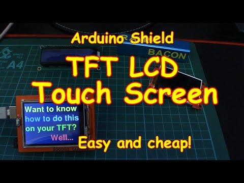#83 Colour Touch Screen TFT LCD for your Arduino - Cheap & Easy