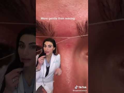 EyeBrow Threading #shorts