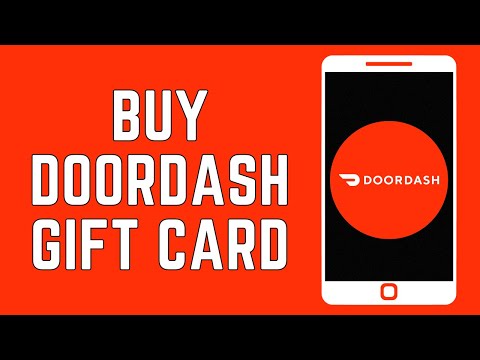 How To Buy Doordash Gift Card (2024)