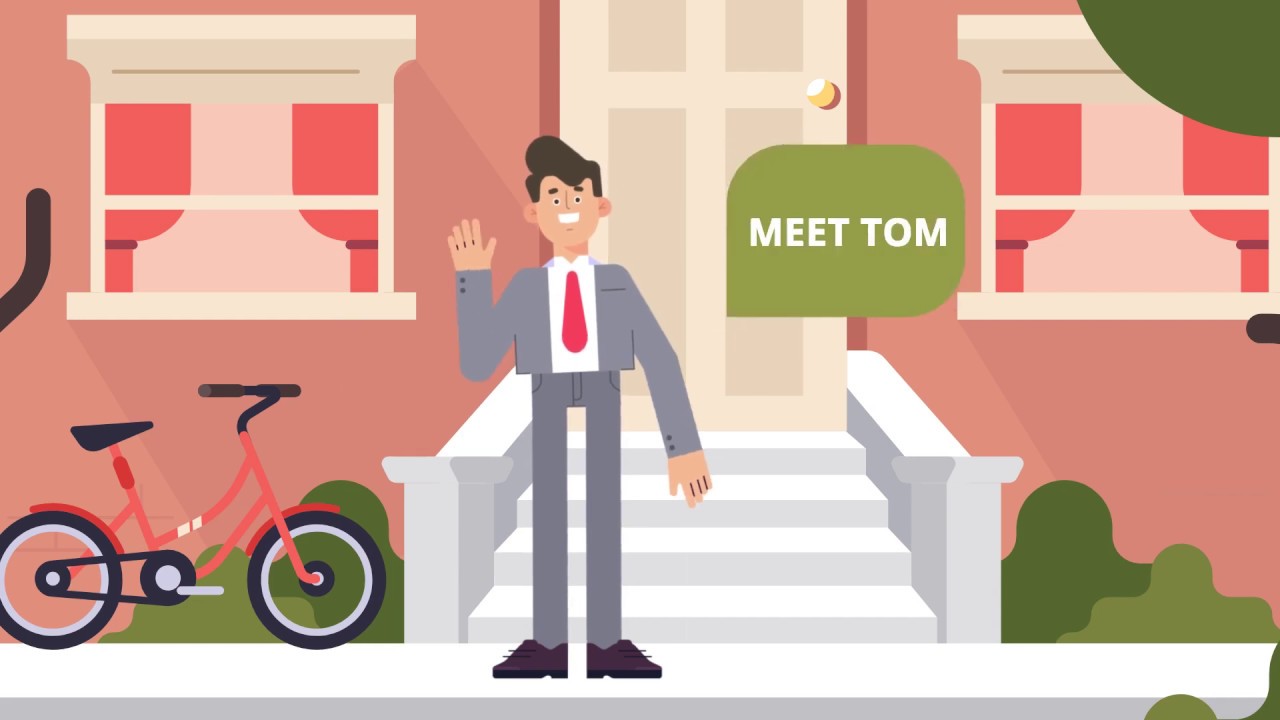 2D Character Explainer Video - CreateStudio Example