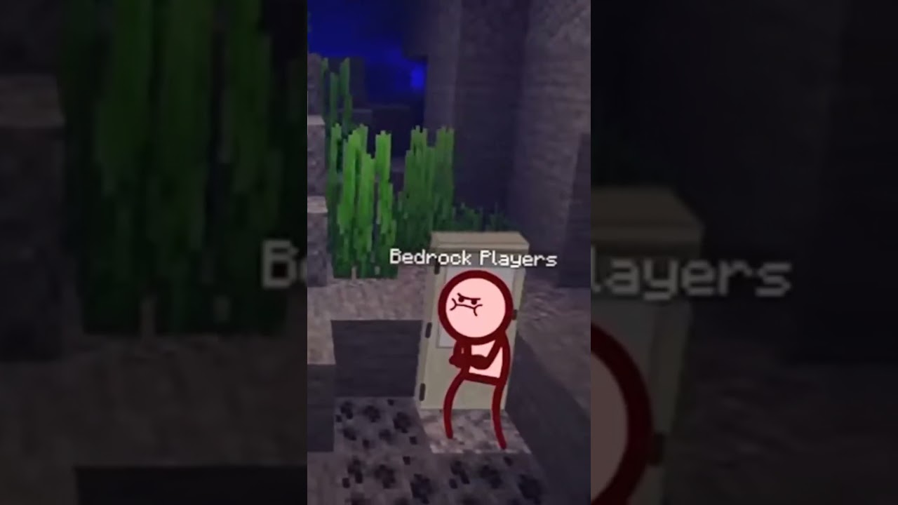 Java players vs bedrock players funny meme by @garettthecarrot 😂 #minecraft #funnymemes #java