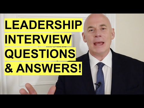 7 LEADERSHIP Interview Questions & Top-Scoring ANSWERS! (PASS a Leadership & Management Interview!)
