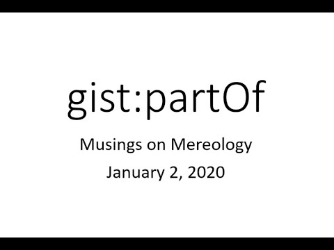 Musings on Mereology