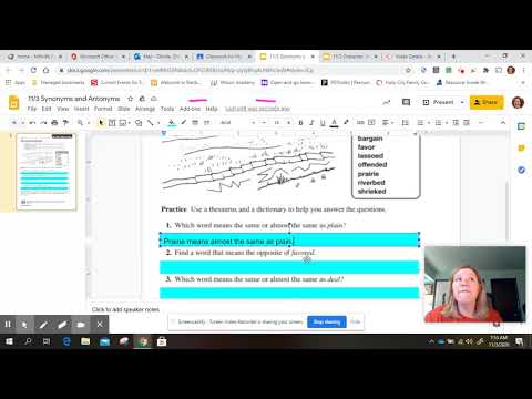 Synonyms and Antonyms Unit 1 Week 4 Interactive Review Grade 4