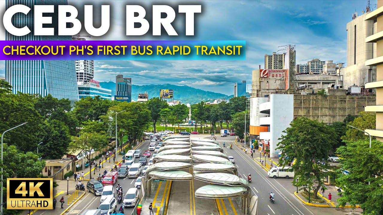 First Day DRY RUN Of Philippine's First BRT System | Cebu Bus Rapid Transit Philippines Walking Tour