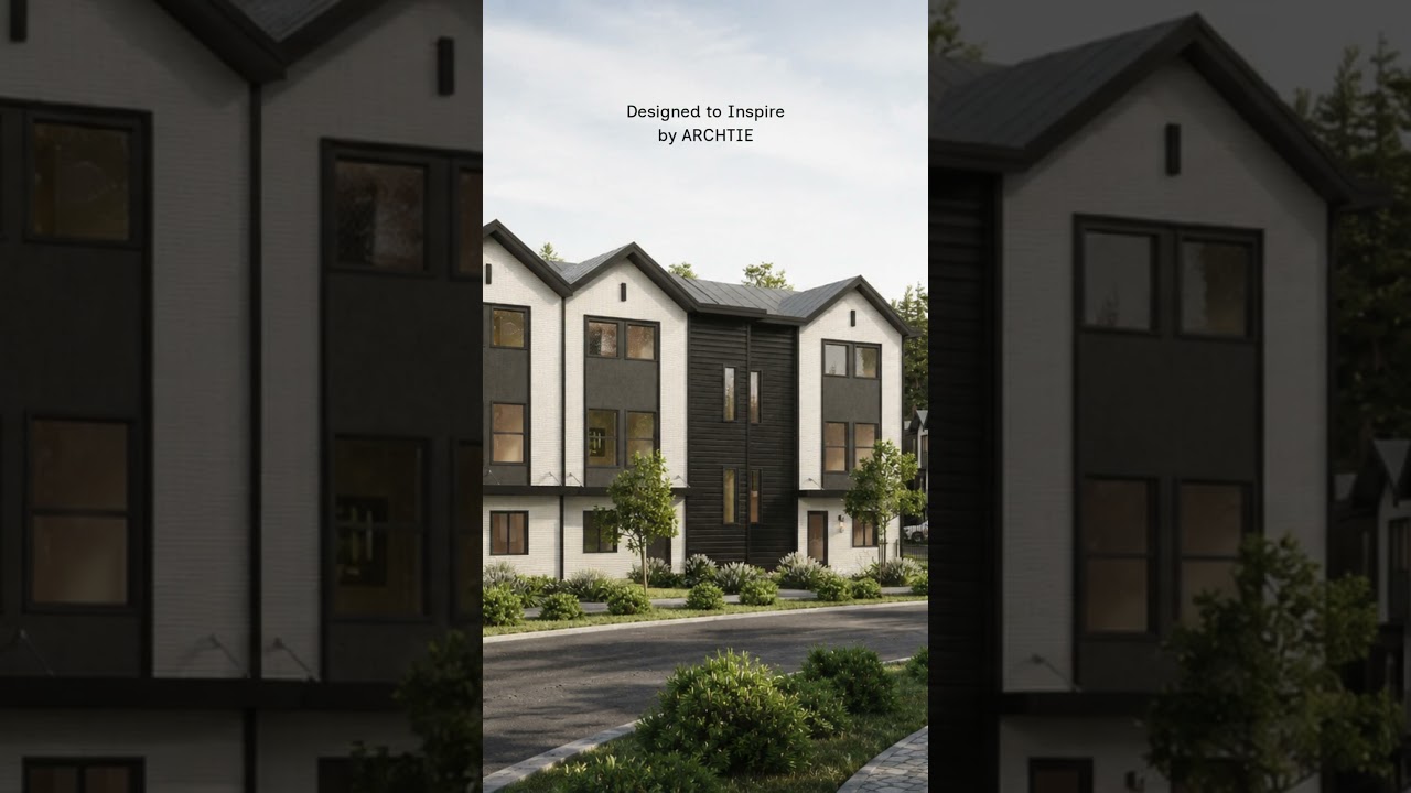 Contemporary House Design Visualized  #3drendering #architecturalvisualization #architecture