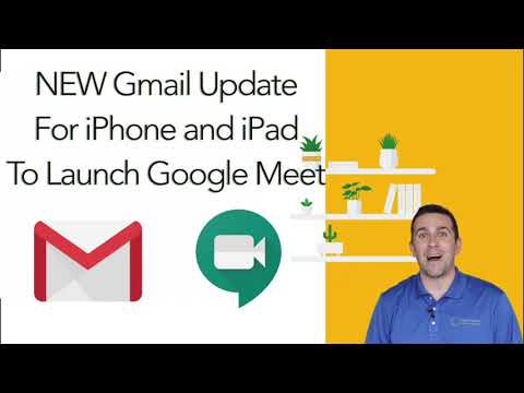 NEW Gmail Update for iPhone and iPad Integrating Google Meet!