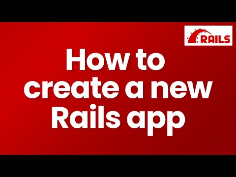 How to create a new Rails app