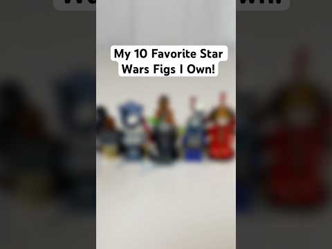 My 10 FAVORITE LEGO Star Wars Minifigures That I Own! 😮💨 #lego #legostarwars #legominifigures