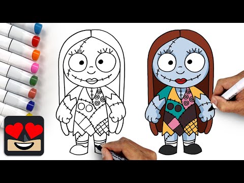 How To Draw Sally | A Nightmare Before Christmas