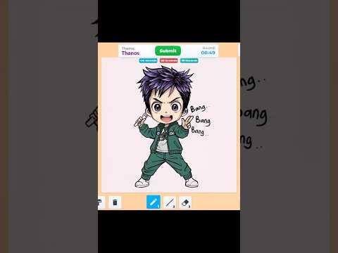 Let's draw Thanos from Squid Game Season 2 in Roblox Speed Draw!