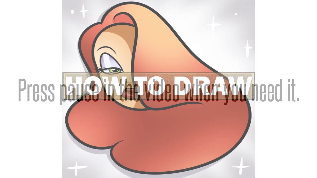 Draw Jessica Rabbit Easy Step by Step