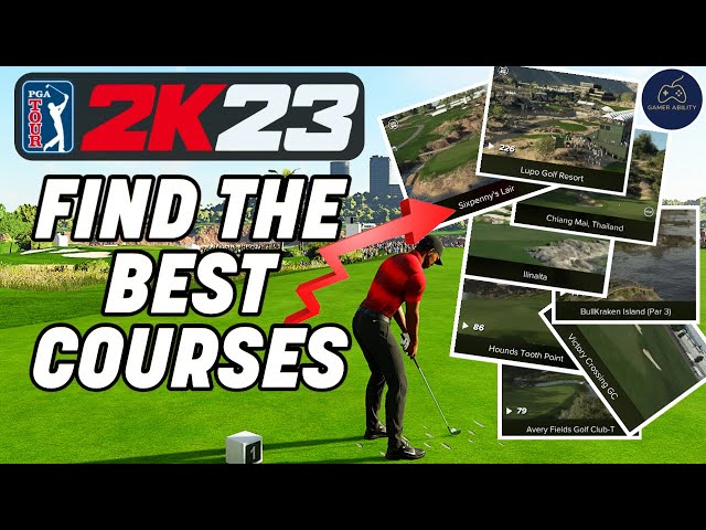 How to play on custom courses in PGA Tour 2K23