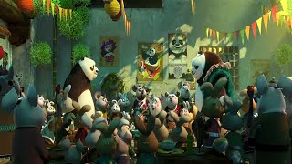 Kung Fu Panda 3 2016 Po meets his father for the first time Scene 4K HD Clip